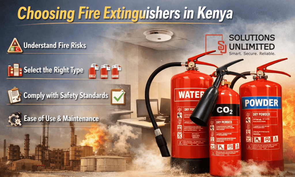 How to Choose the Right Fire Extinguisher in Kenya (2026 Buyer’s Guide)